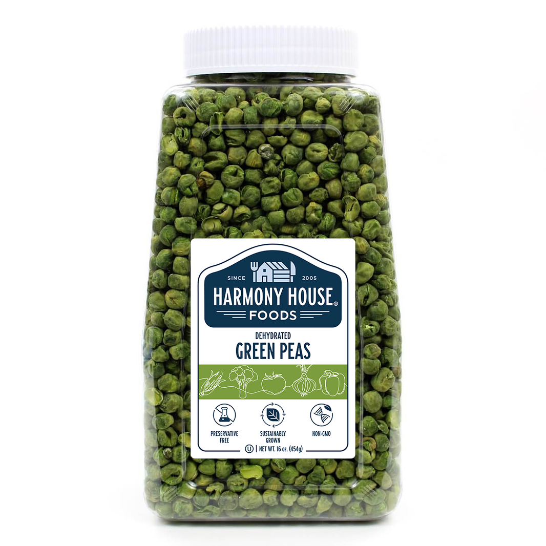 Dried Peas Snack | Dehydrated Peas | Harmony House Foods